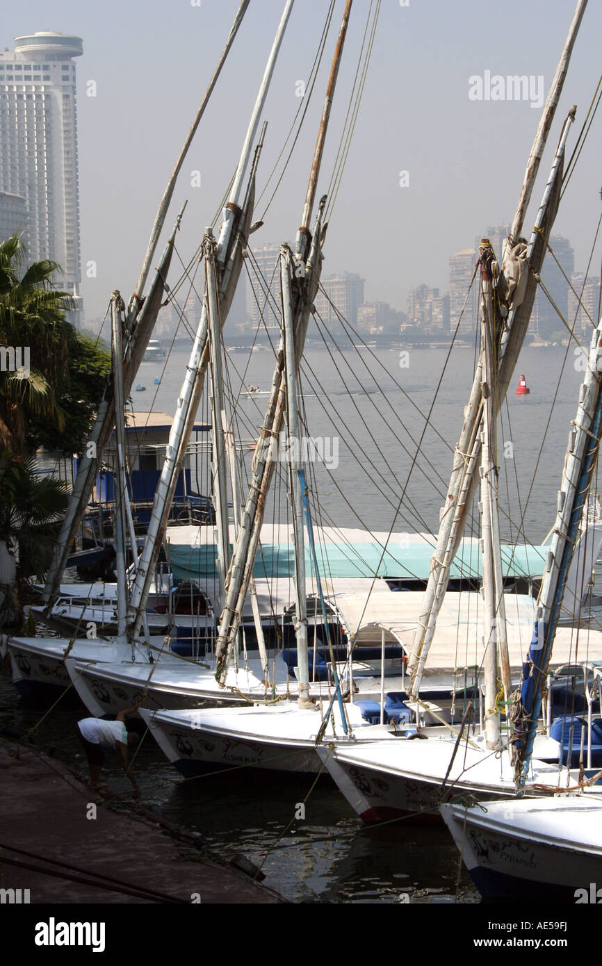 nile river boats in cairo Stock Photo - Alamy