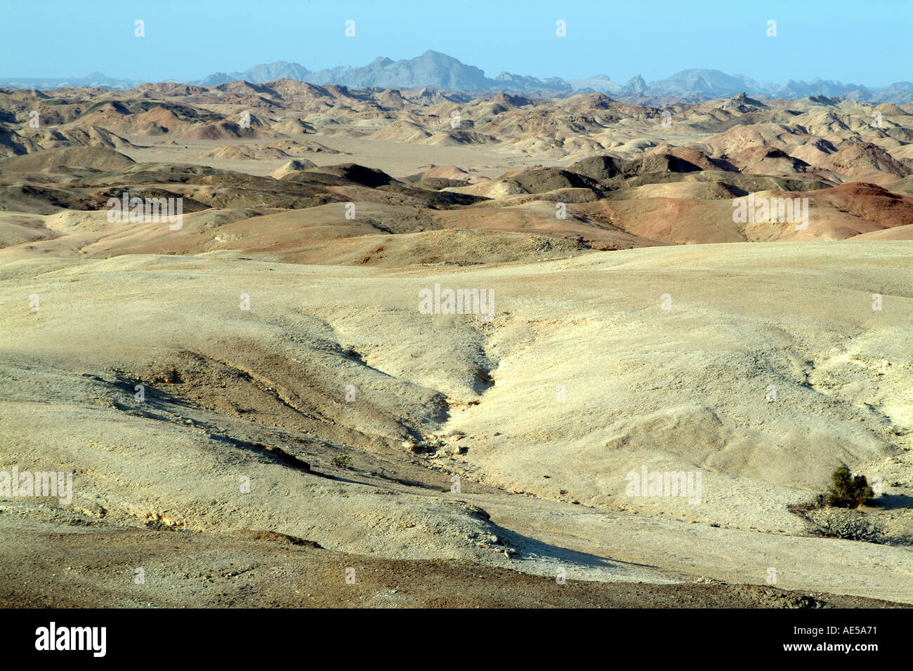 Namibia Namib Desert Moonscape scene Stock Photo - Alamy