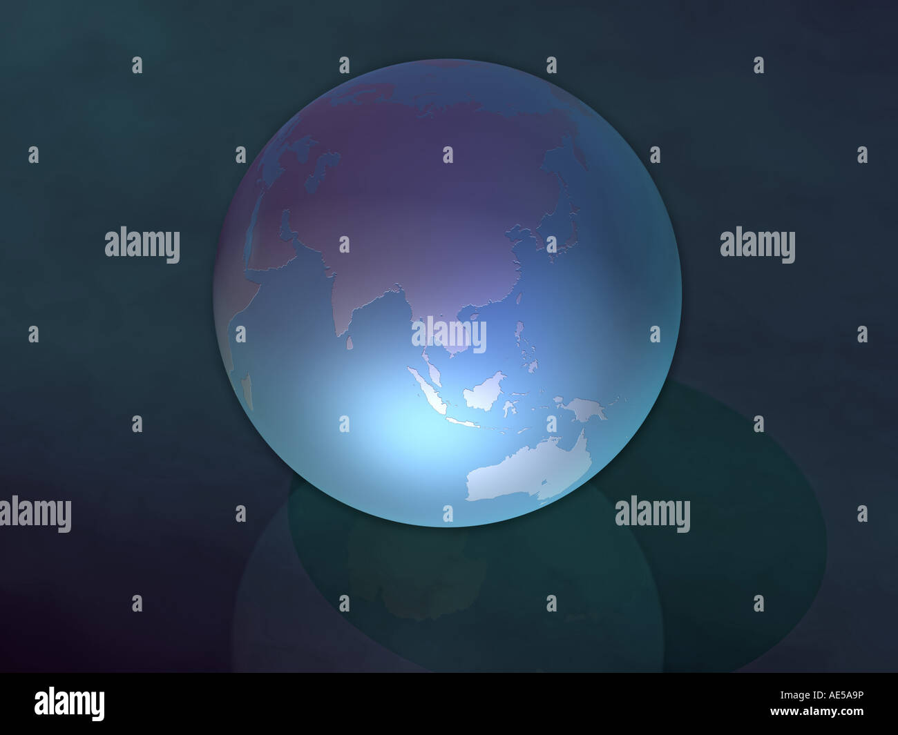 3d concept illustration of planet Earth Stock Photo - Alamy