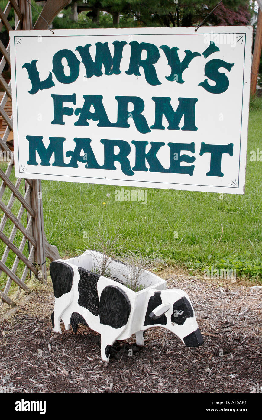 Virginia Loudoun County,Hamilton,Lowry's Farm Market,sign,logo,dairy ...