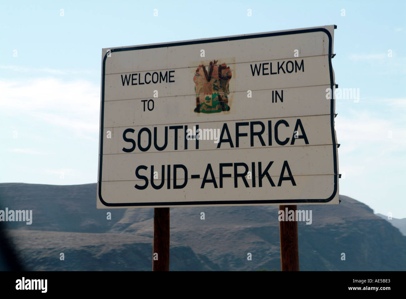 South african border crossing hi-res stock photography and images - Alamy