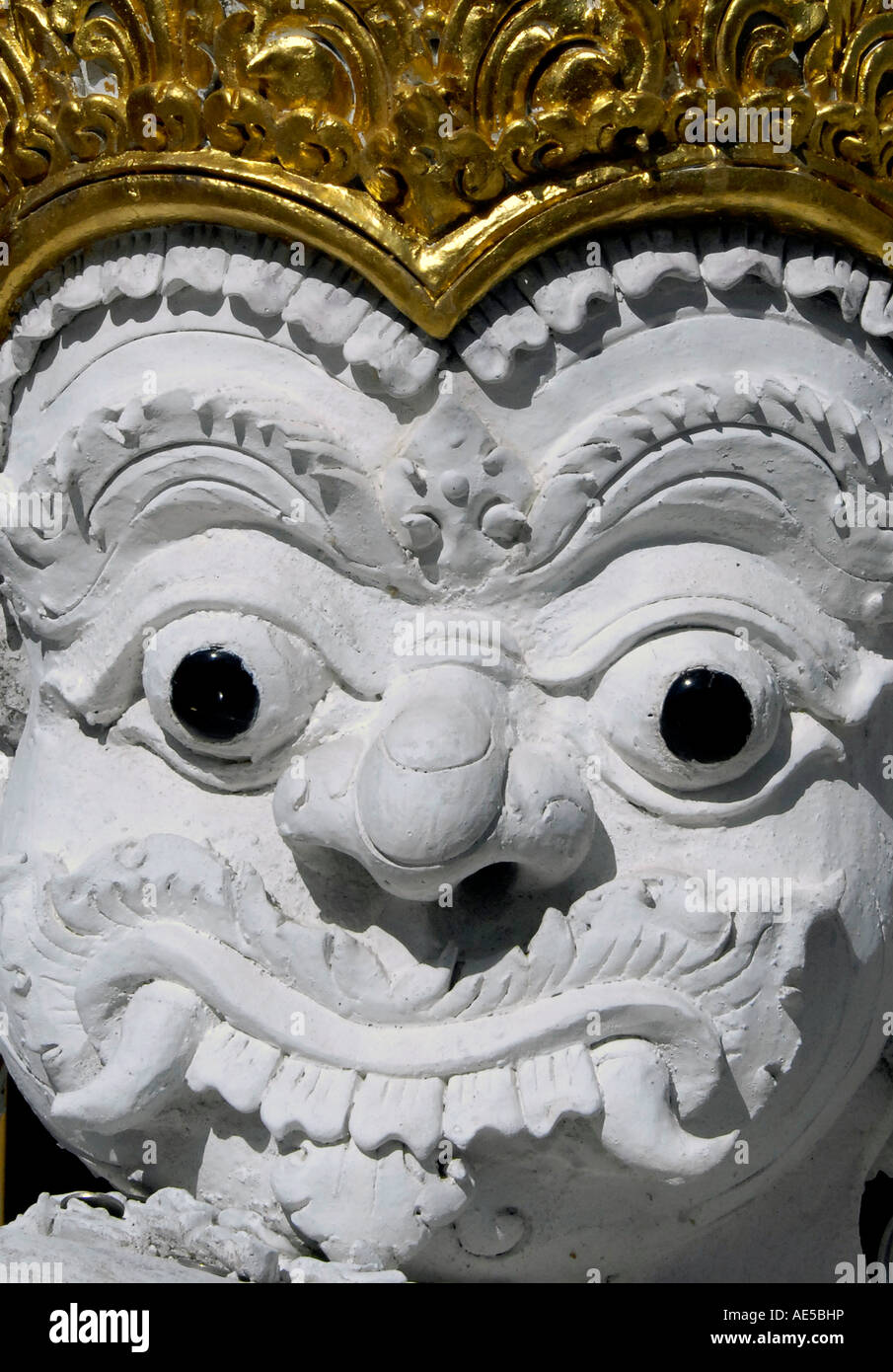 Buddhist symbol on the side of a temple in Thailand pic Richard ...