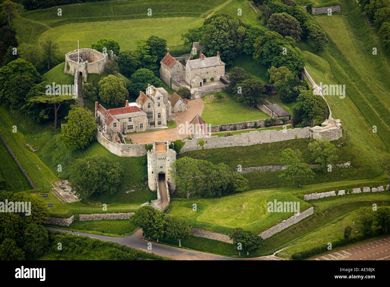 Carisbrooke Castle, Isle of Wight Stock Photo: 13573386 - Alamy