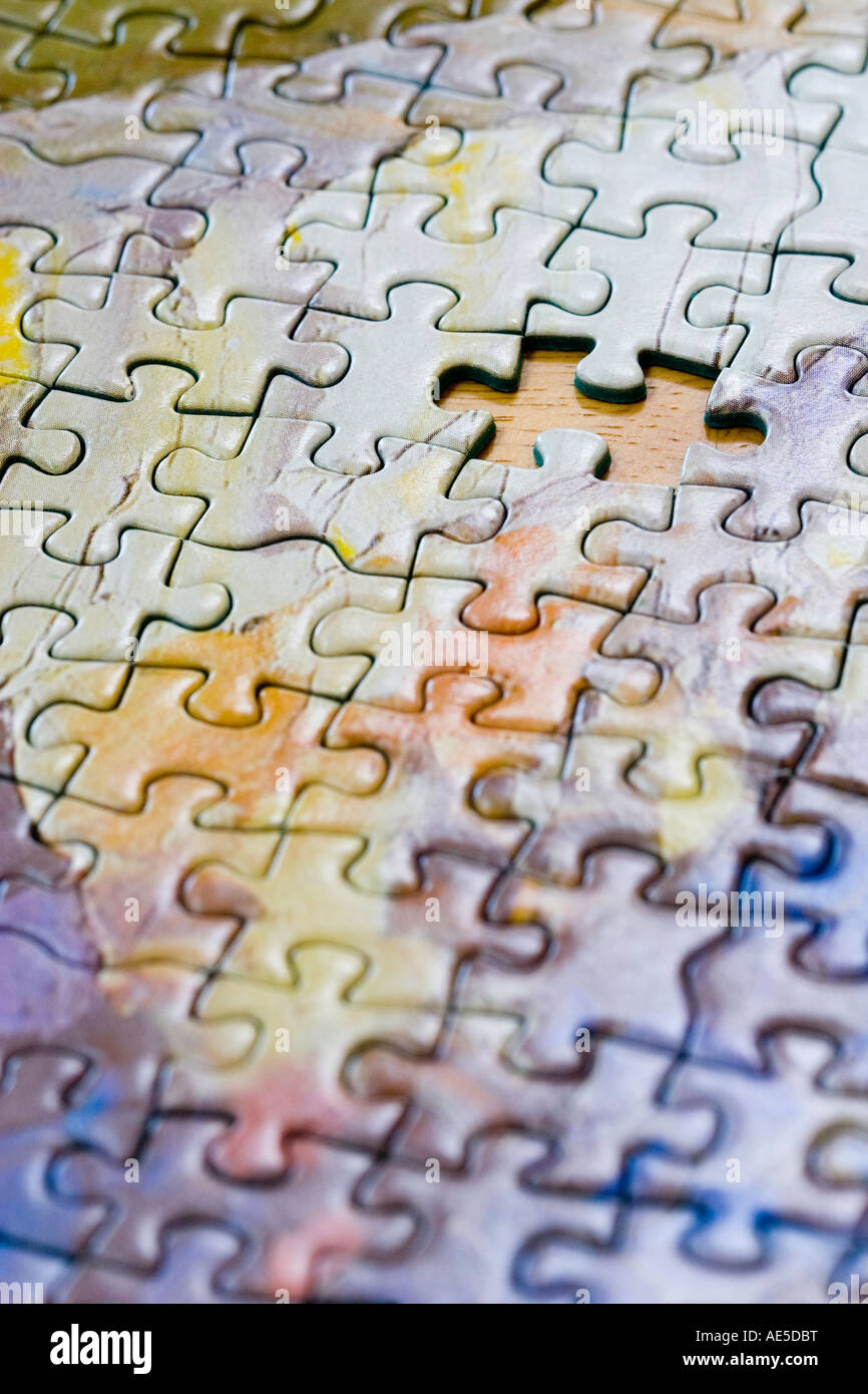Jigsaw puzzle scene hi-res stock photography and images - Alamy