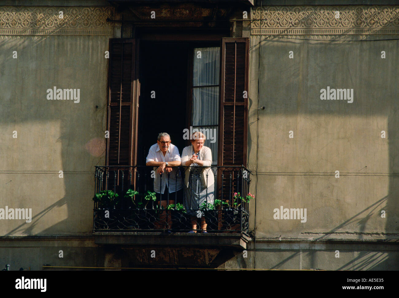 Observing from the balcony hi-res stock photography and images - Alamy