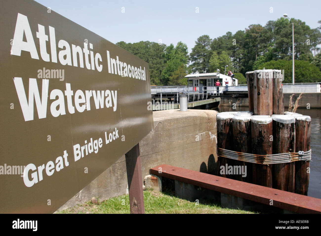 Chesapeake Virginia,Intracoastal Great Bridge Lock,sign,VA060526026 ...