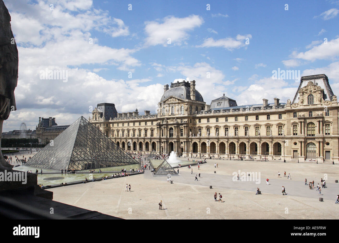 From Inside the Louvre Stock Photo - Alamy