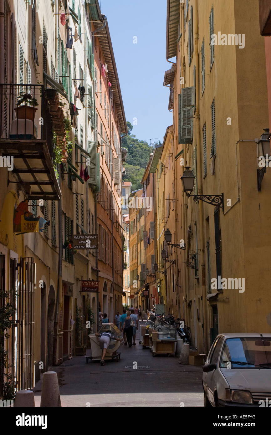 Nice Street Scene Stock Photo - Alamy