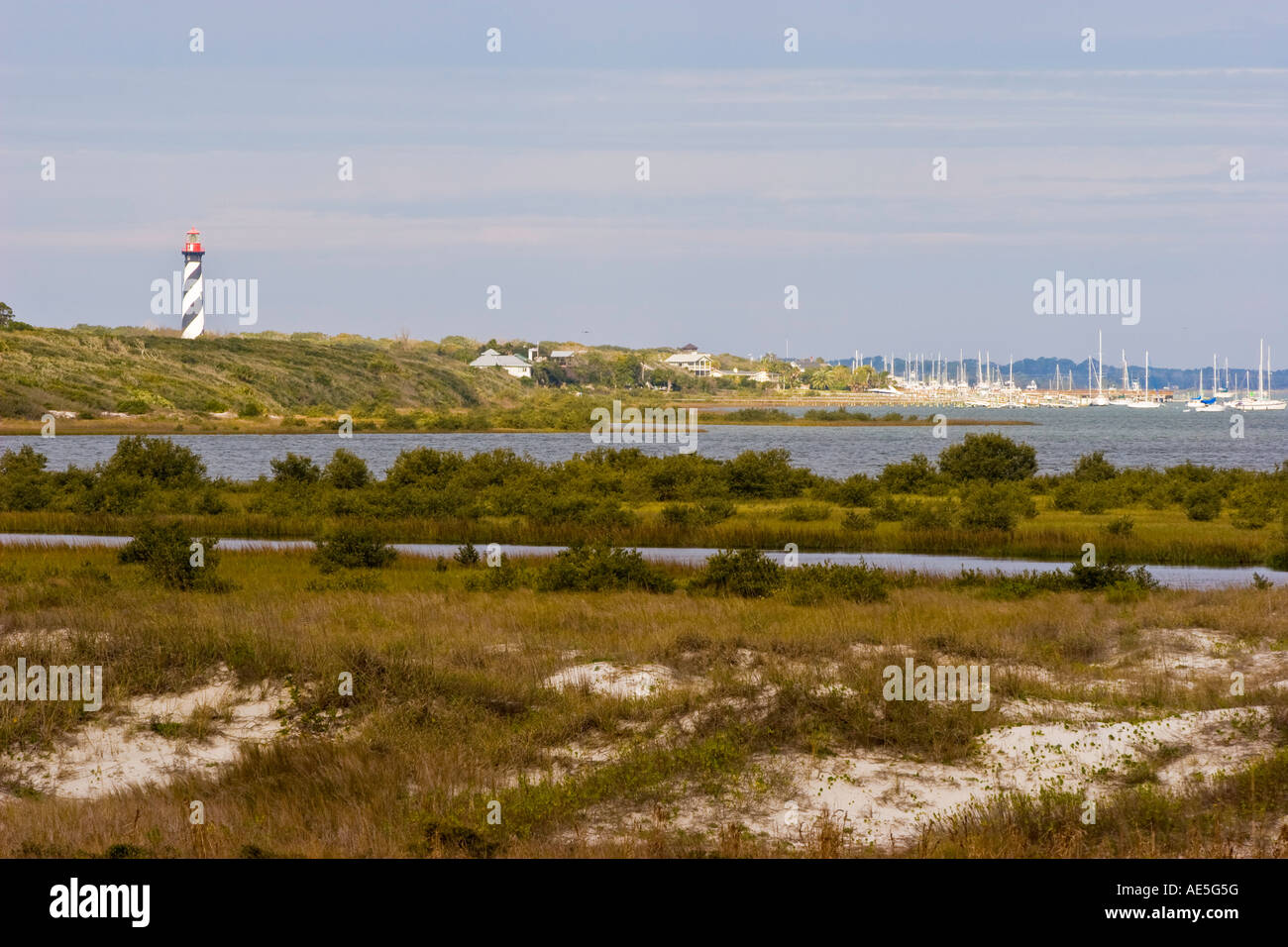 St augustine lighthouse on landscape hi-res stock photography and ...