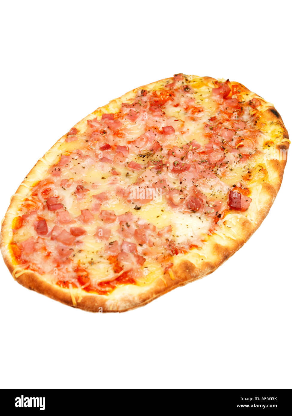 Ham and Cheese Pizza Stock Photo - Alamy