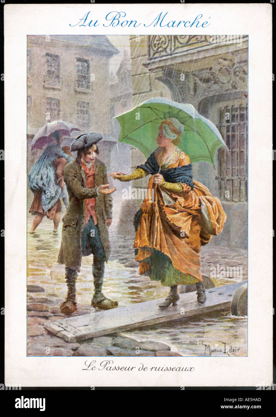 Helping To Cross Street Stock Photo - Alamy