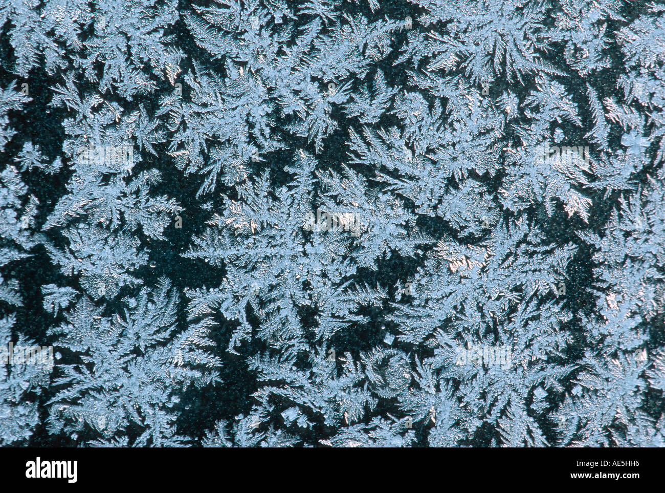 Frostwork on window Stock Photo - Alamy