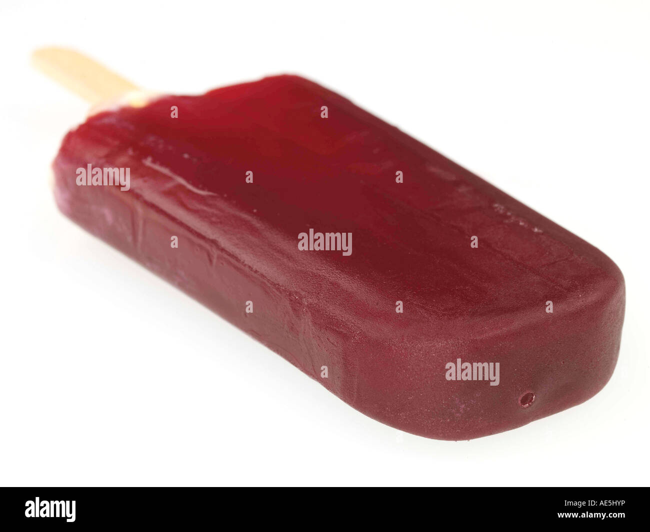Purple Ice Lolly Stock Photo - Alamy