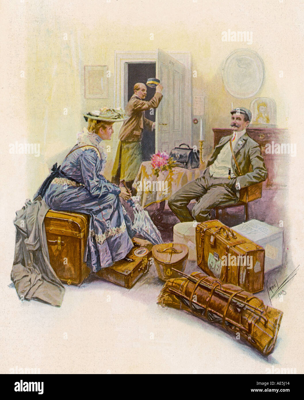 Hotel porter tip hi-res stock photography and images - Alamy