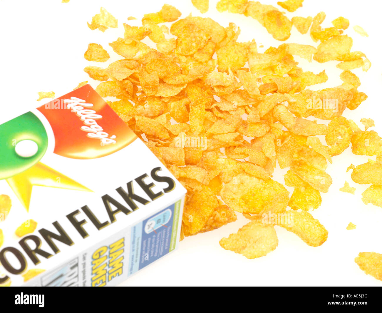 Corn Breakfast Cereal Stock Photo - Alamy