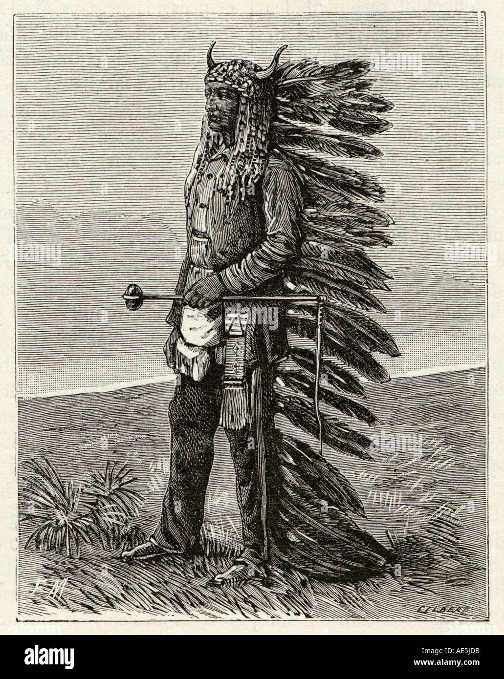 Sitting bull indian chief hi-res stock photography and images - Alamy