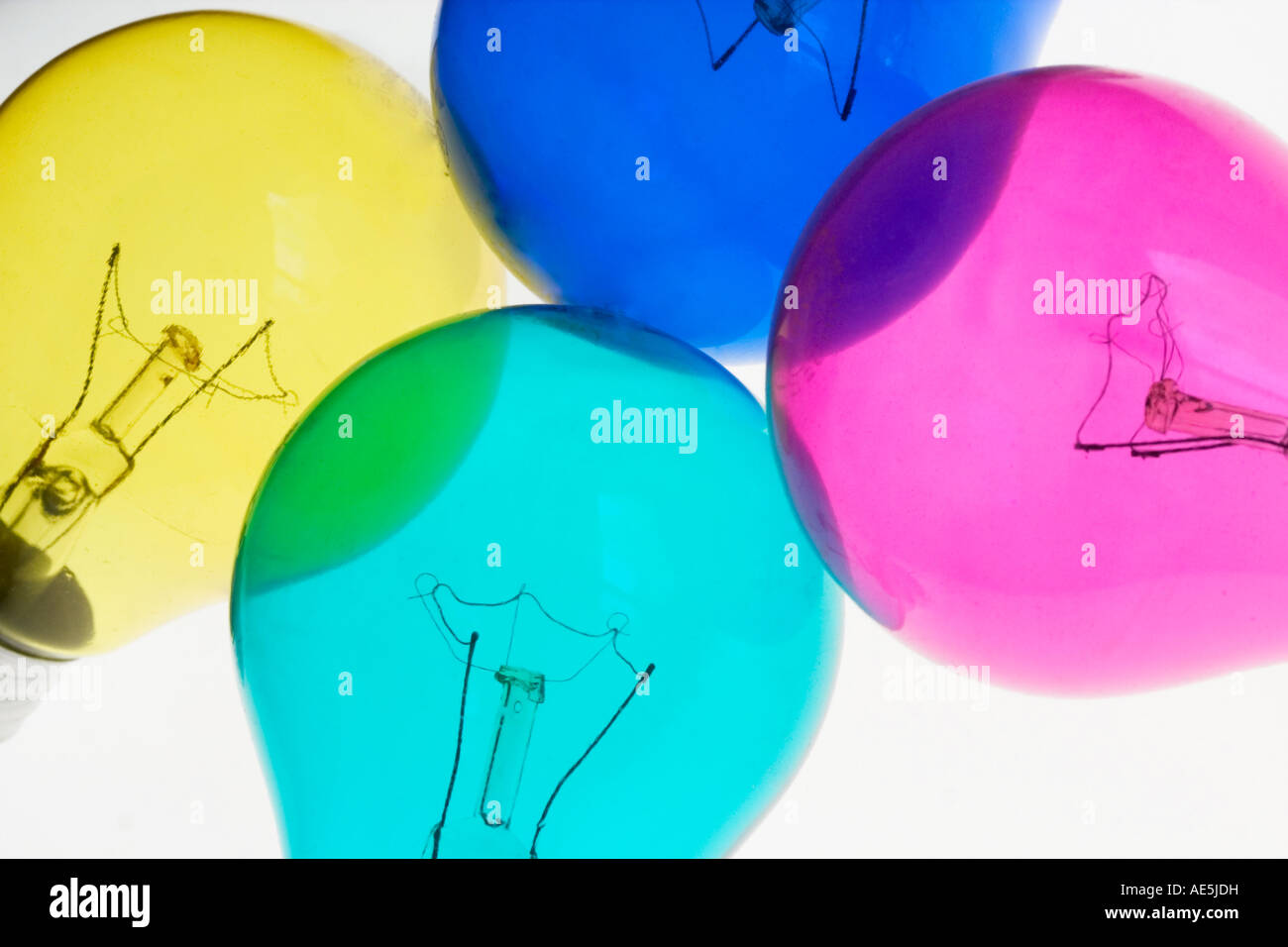 Lightbulbs colour hi-res stock photography and images - Alamy