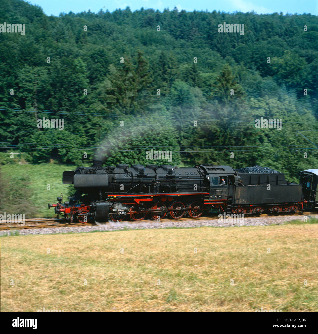 Steam engine, Black Forest, Germany Stock Photo - Alamy