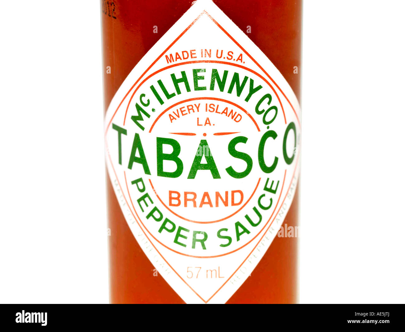 Tabasco sauce sauces spicy hot condiment condiments food hi-res stock ...