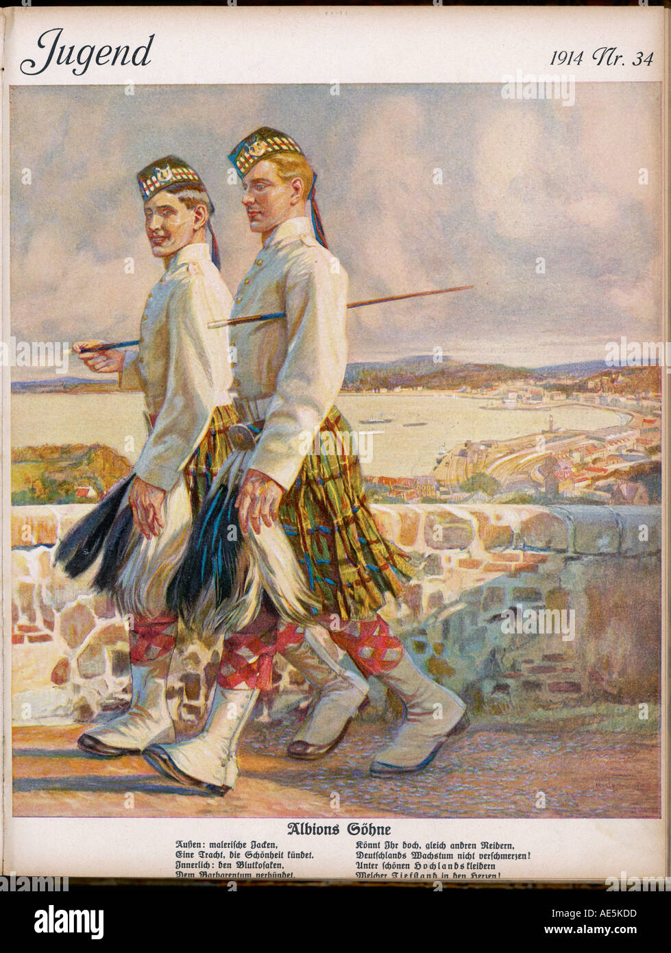Scottish soldiers 1914 hi-res stock photography and images - Alamy