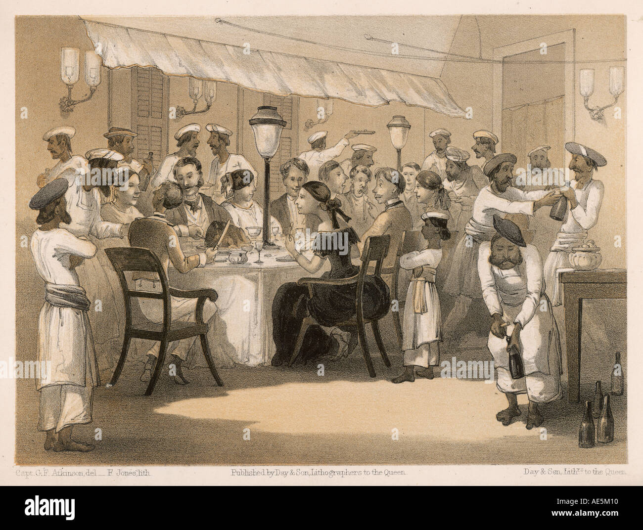 Curry Rice Dinner Party Stock Photo - Alamy