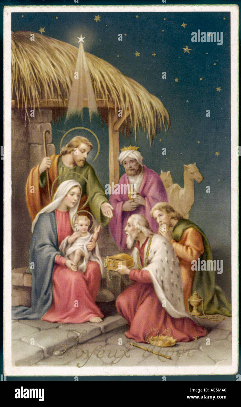 Nativity jesus adoration magi hi-res stock photography and images - Alamy