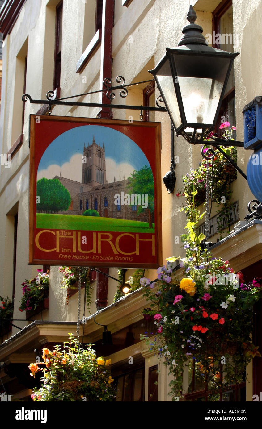 The Church Inn, Ludlow, Shropshire, UK Stock Photo - Alamy