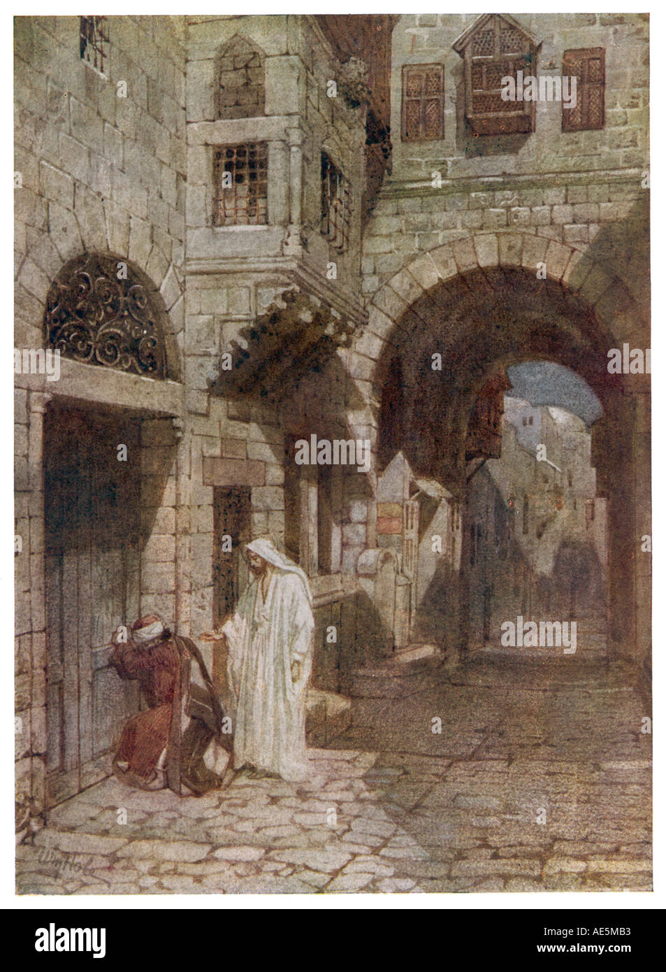 Jesus Appears To Peter Stock Photo - Alamy