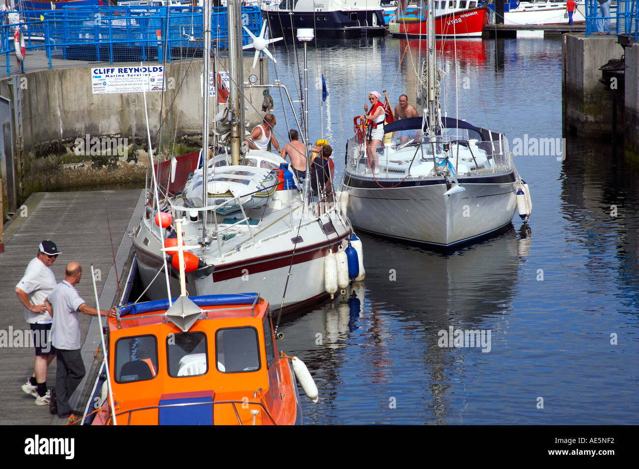 The Sea Lock Gates Navigation Point Hartlepool Marina Tees Valley ...