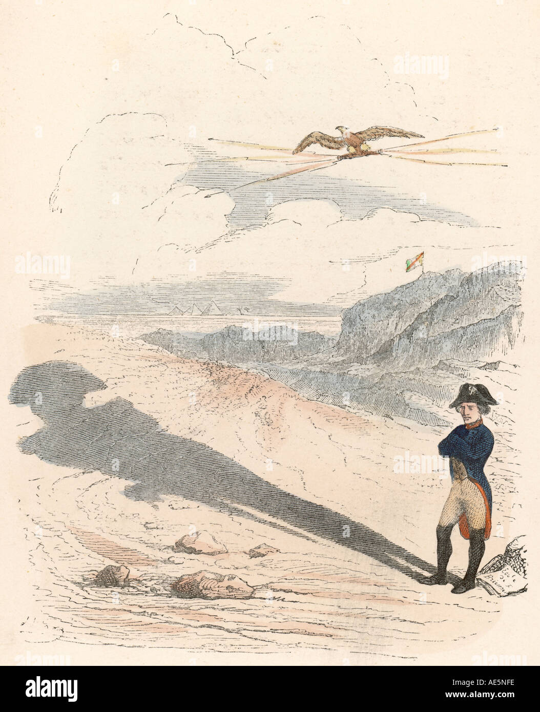 Napoleon I Shadow Stock Photo - Alamy