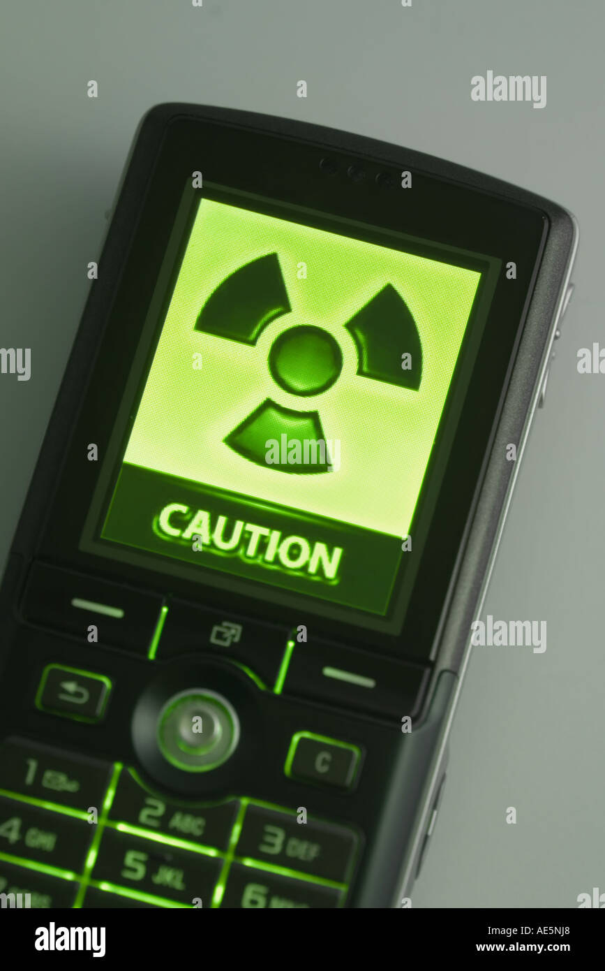 Cell phone radiation Stock Photo - Alamy