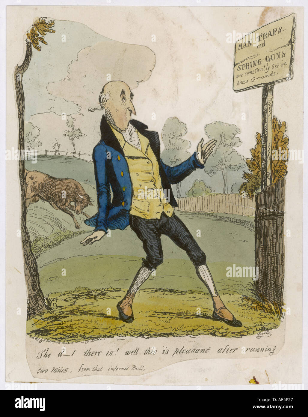 Man Traps 1837 Stock Photo - Alamy