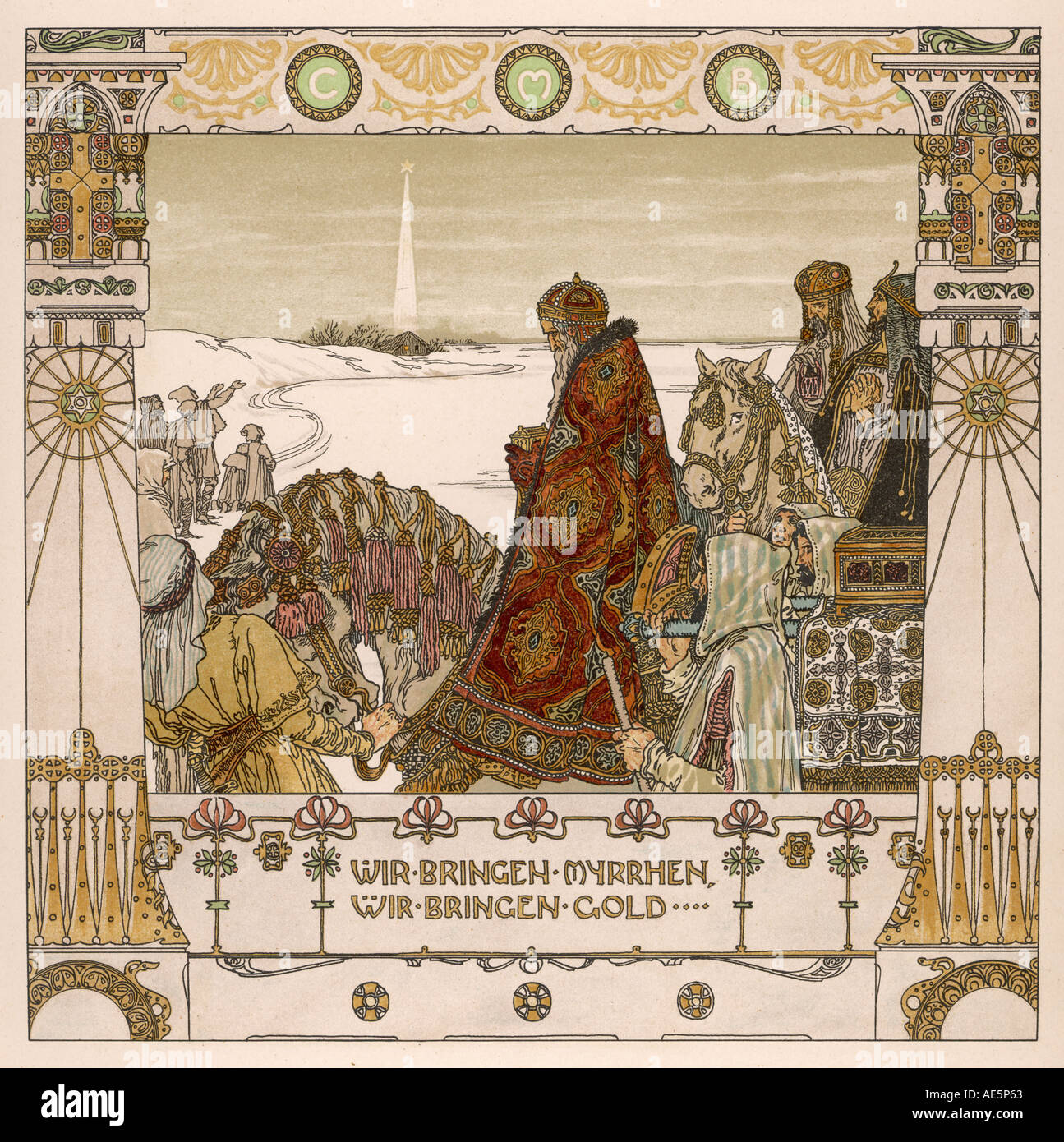 Nativity Magi Travel Stock Photo - Alamy