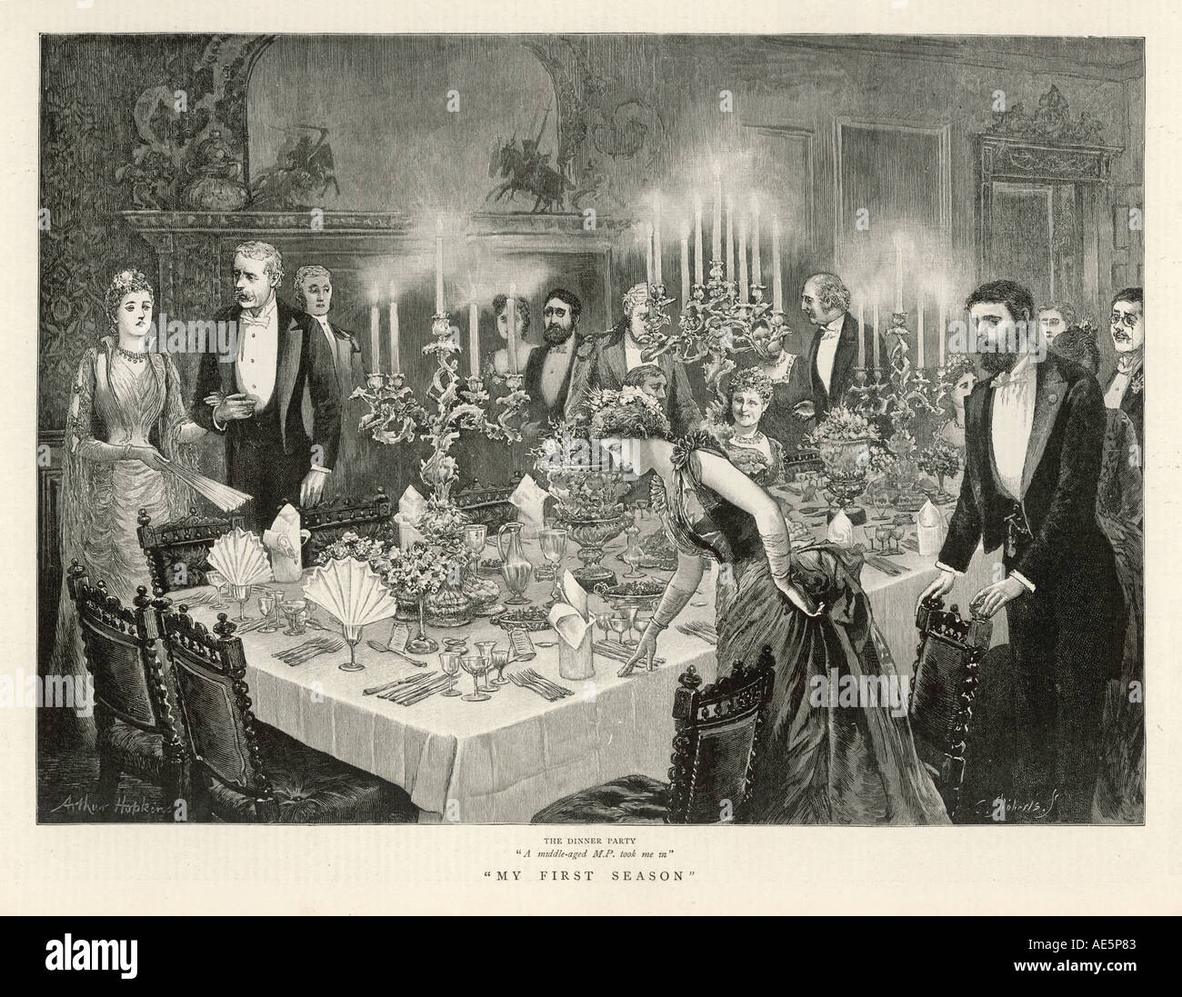 Guests Take Places Stock Photo - Alamy