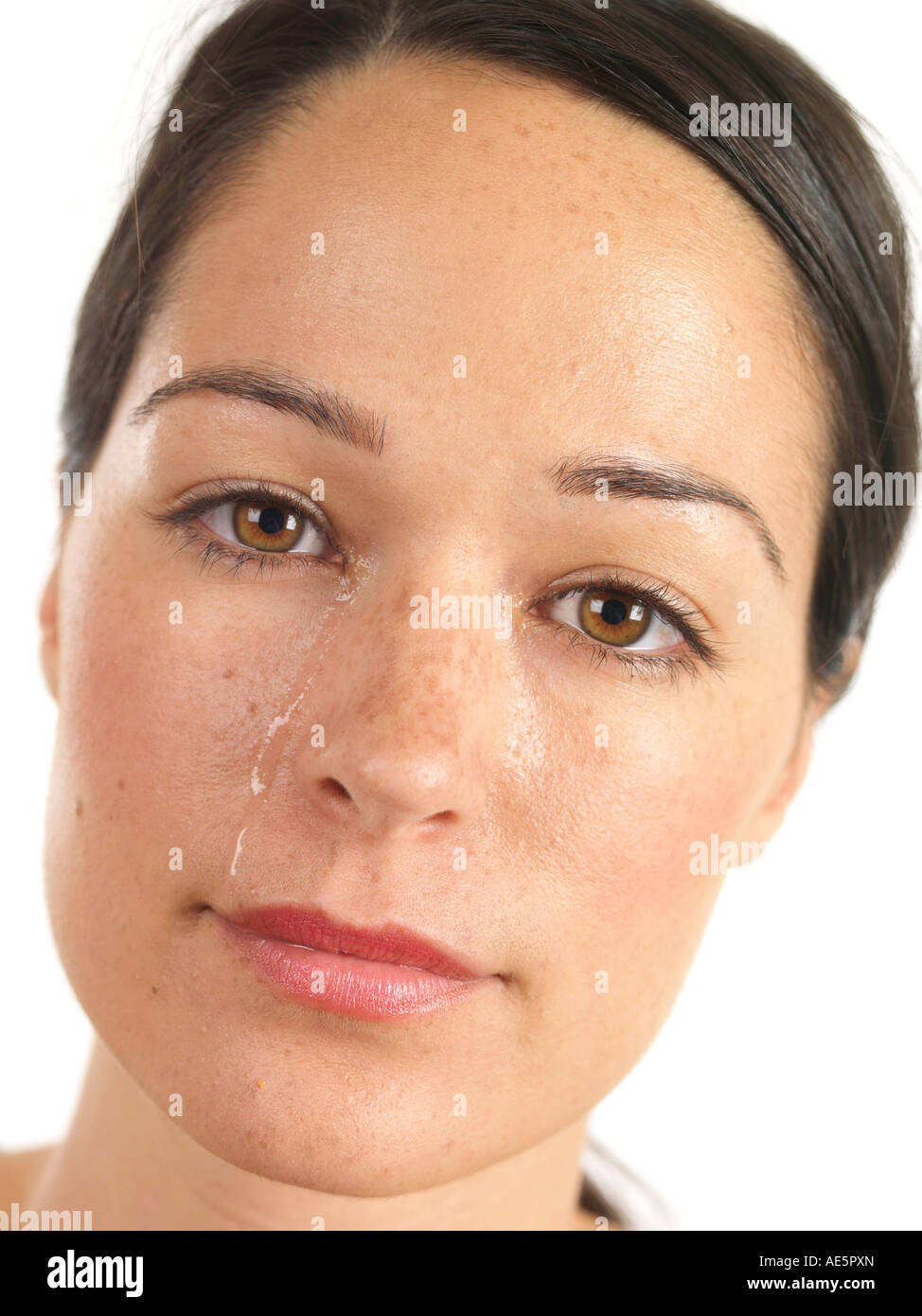 Young Woman Crying Model Released Stock Photo - Alamy