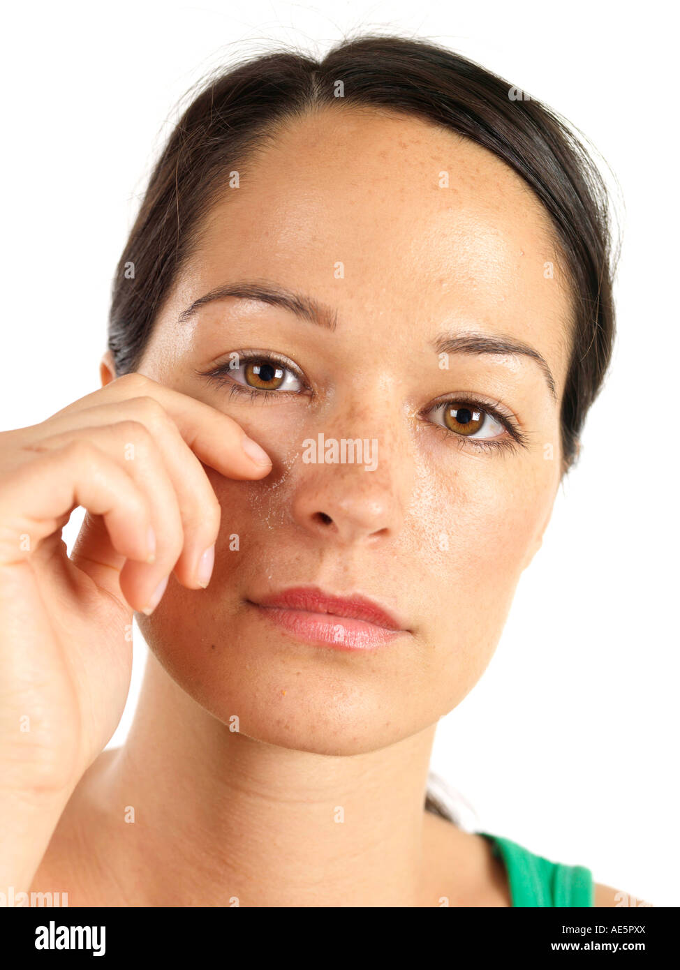 Young Woman Crying Model Released Stock Photo - Alamy