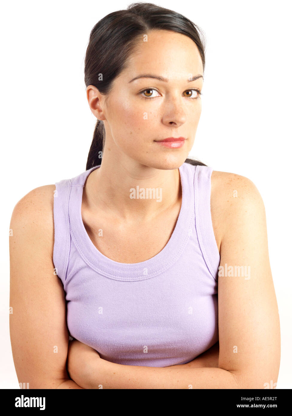 Young Woman Model Released Stock Photo - Alamy