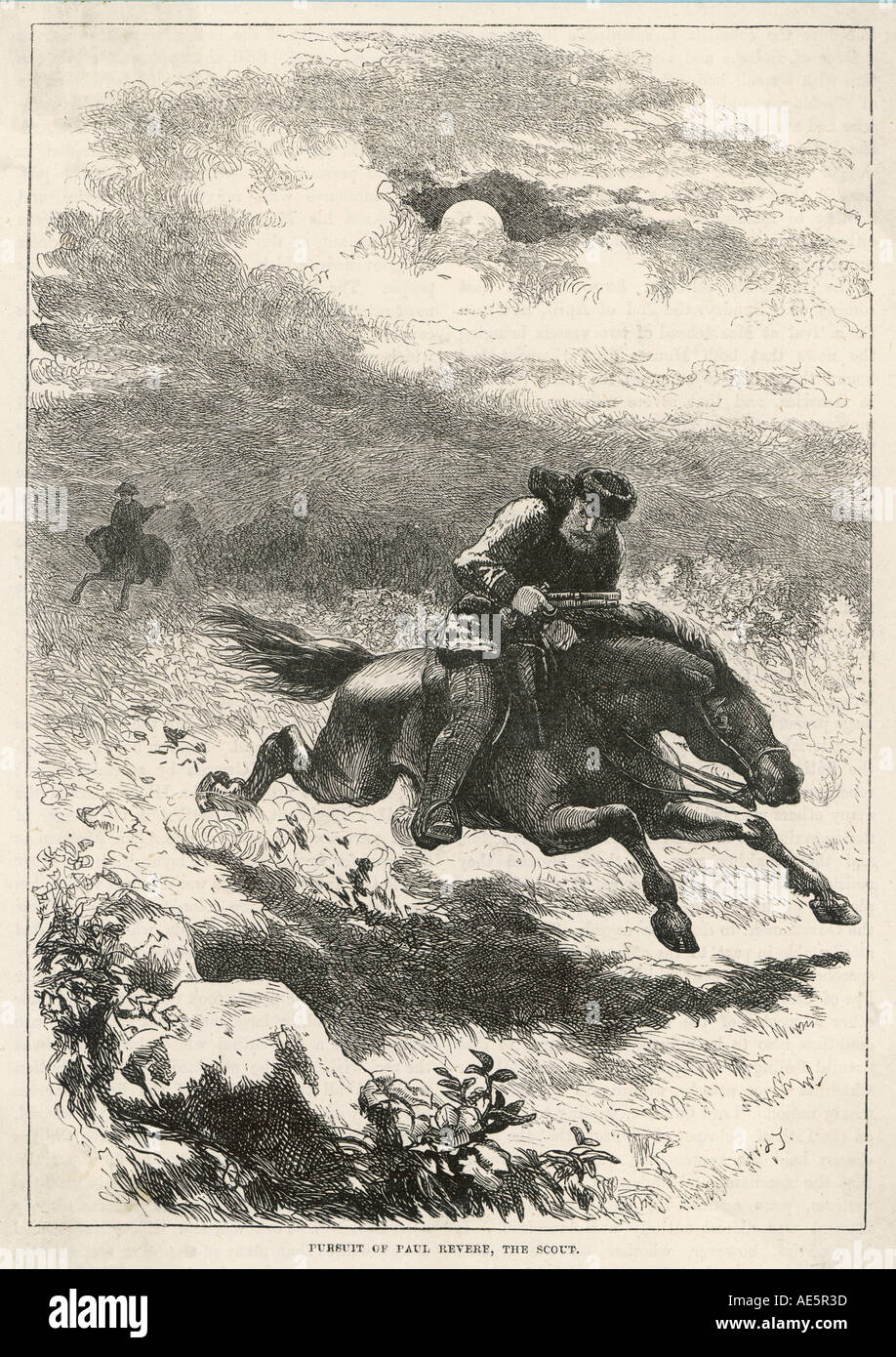 Paul revere ride hi-res stock photography and images - Alamy