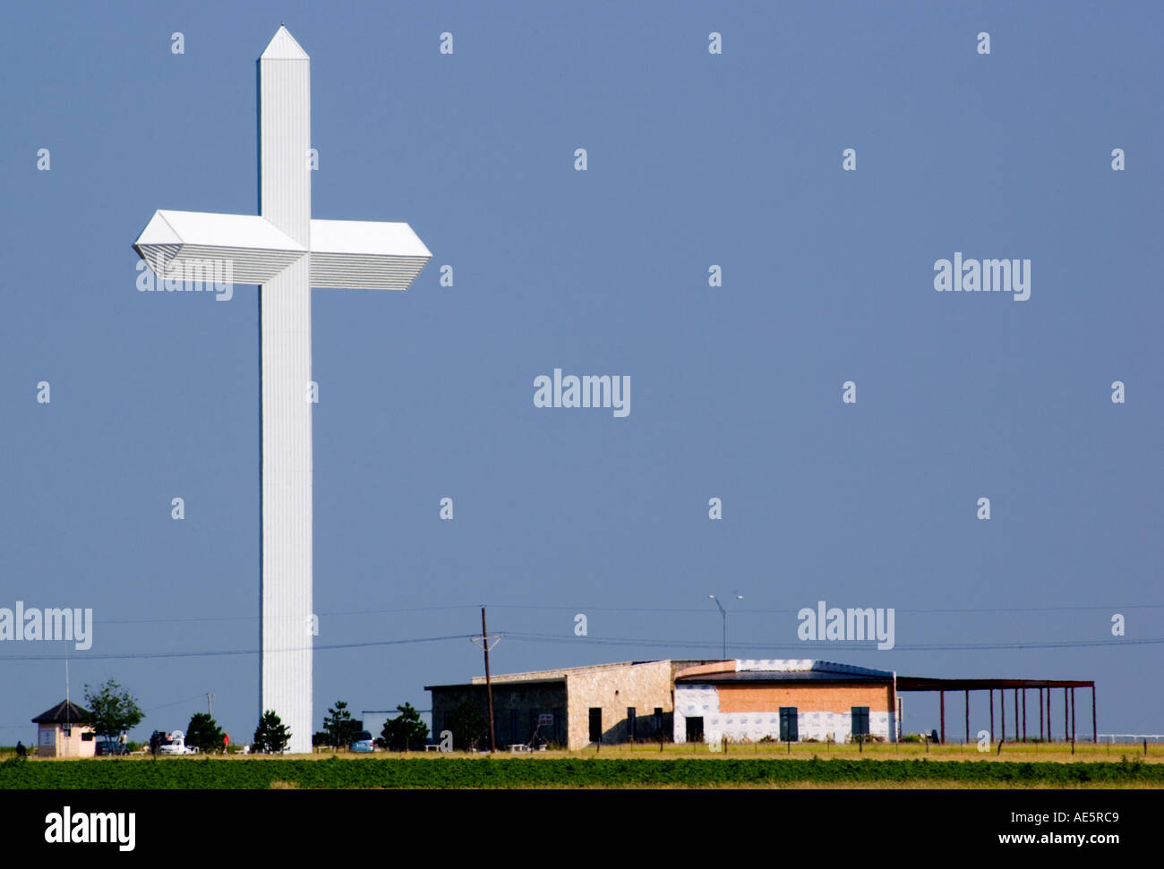 The Giant Cross in Groom, Texas, USA, stands as a towering symbol of ...