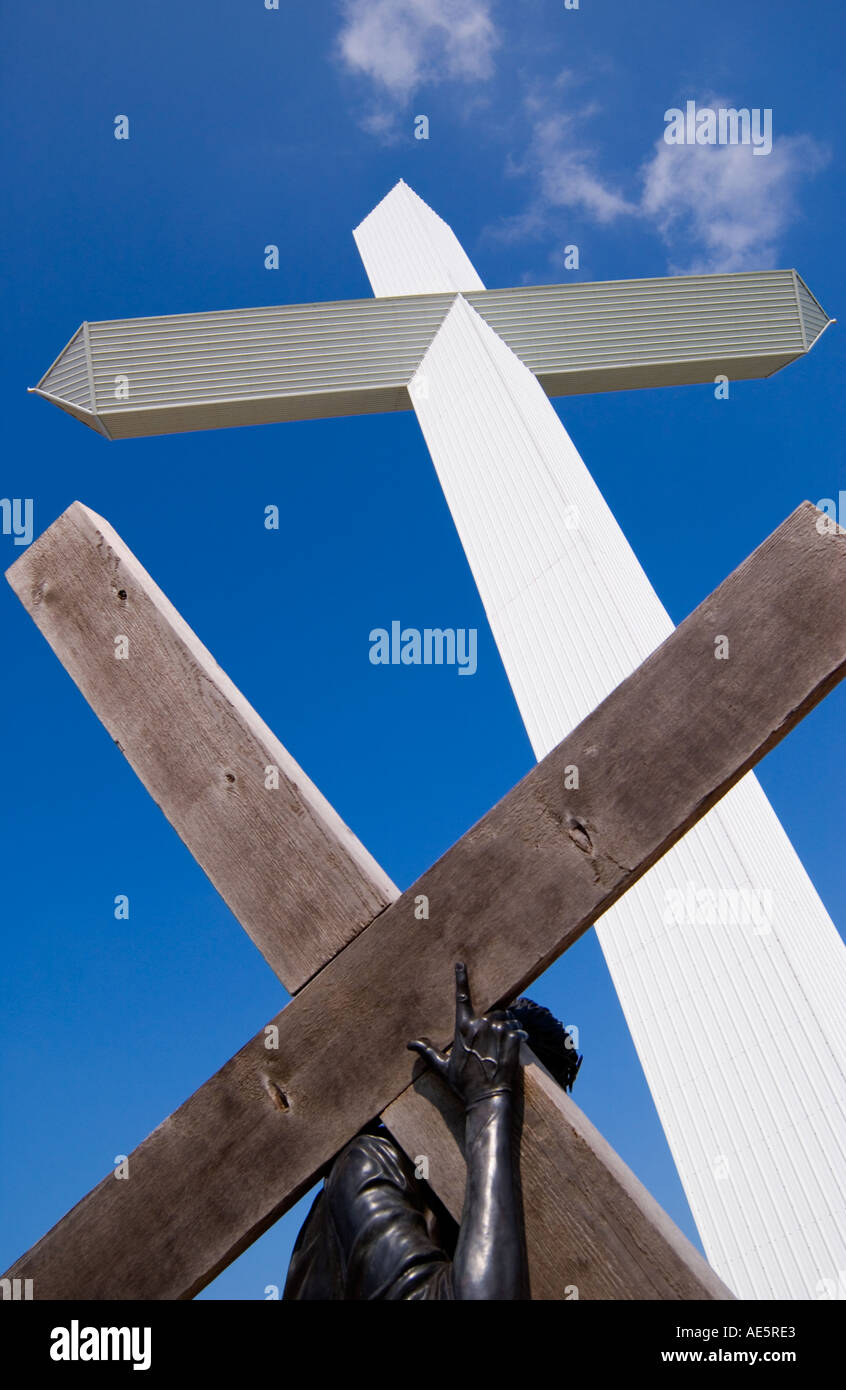 Large Cross Route 66 High Resolution Stock Photography and Images - Alamy