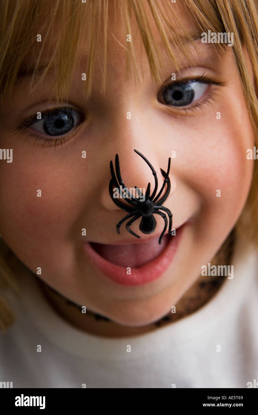 Spider on nose hi-res stock photography and images - Alamy