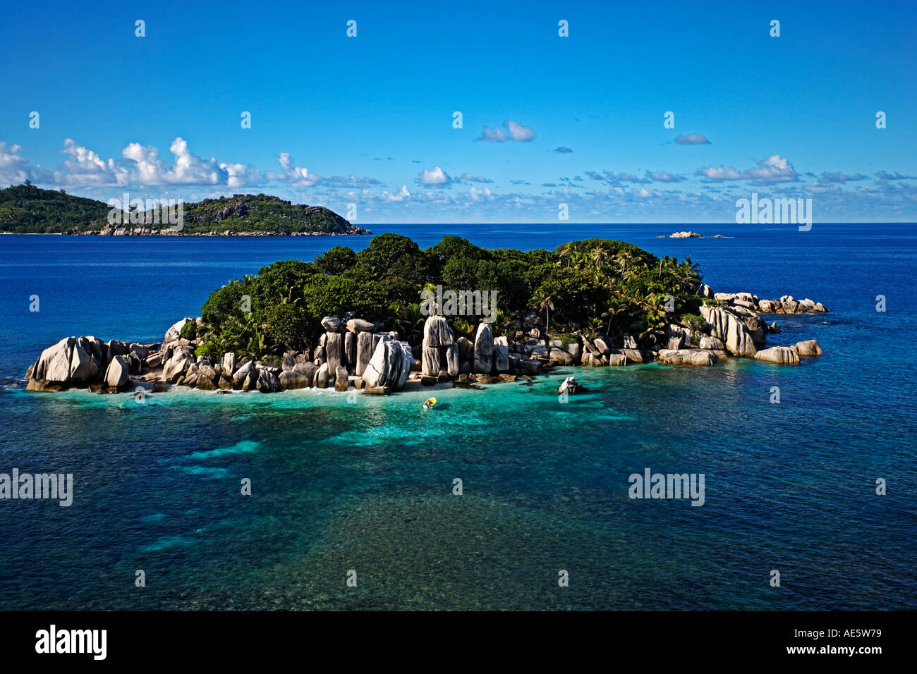 Aerial view tropical island coco hi-res stock photography and images ...