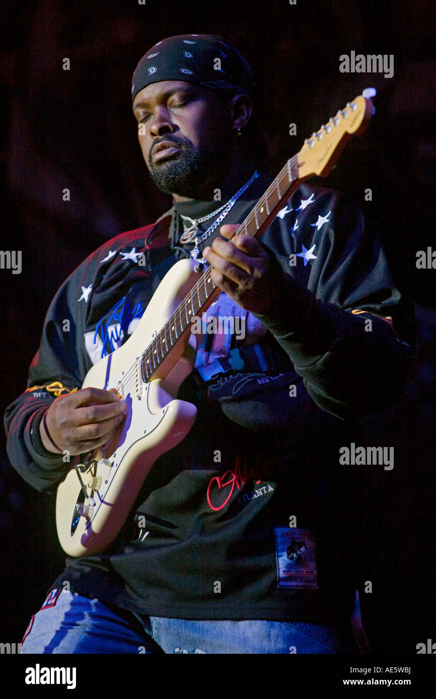 BUDDY GUYS lead guitar player at the MONTEREY BAY BLUES FESTIVAL ...