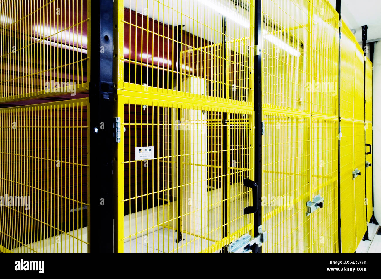 Locked yellow cage hi-res stock photography and images - Alamy
