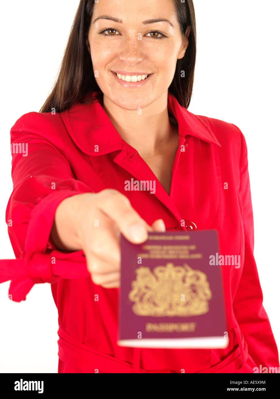 Holding passport hi-res stock photography and images - Alamy