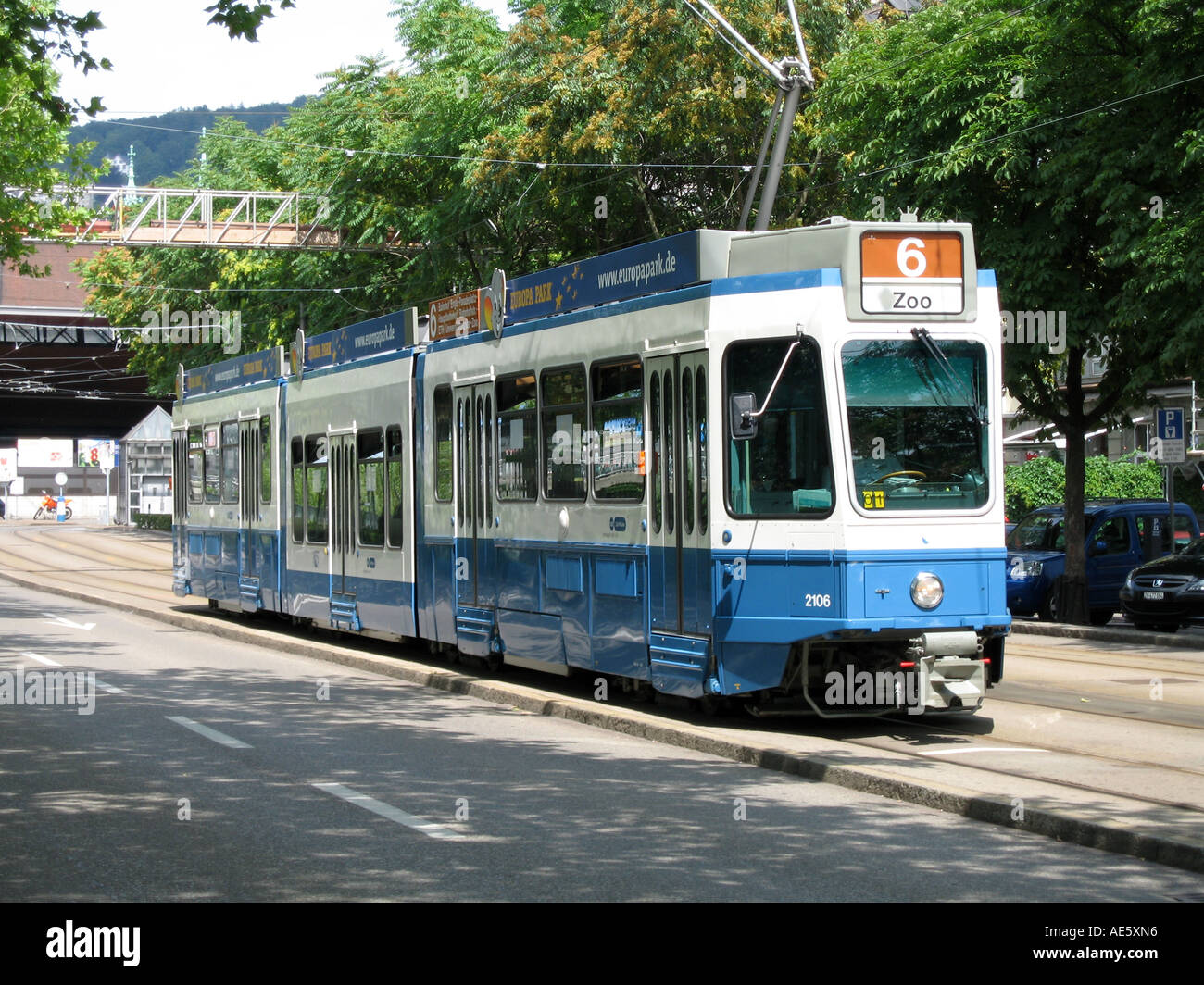 Zurich Tram at Cental Station Switzerland Stock Photo - Alamy