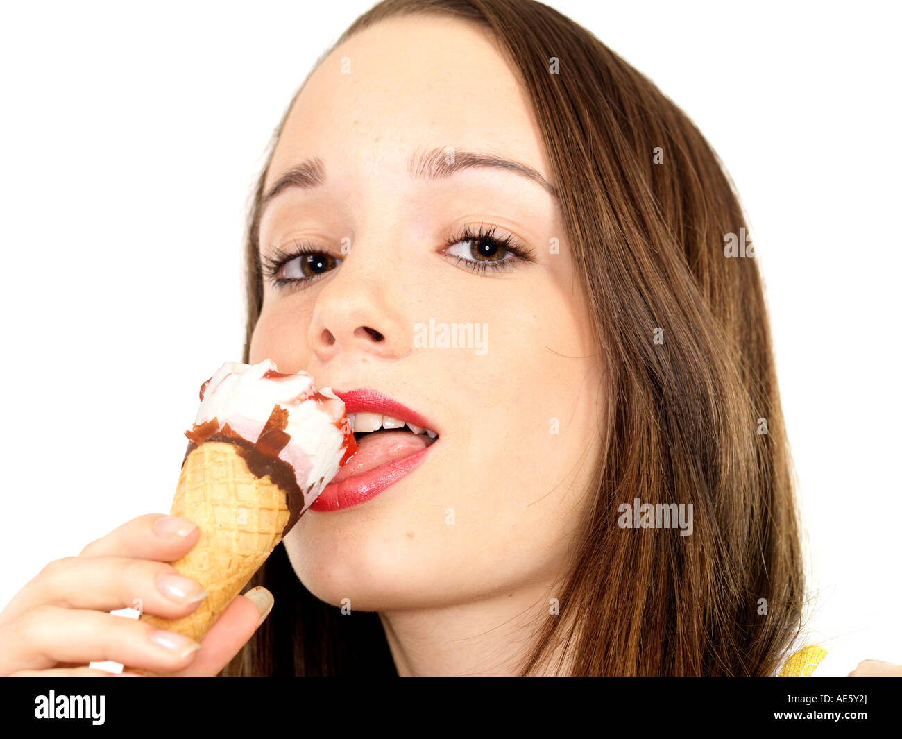 Young woman lolly model released hi-res stock photography and images ...