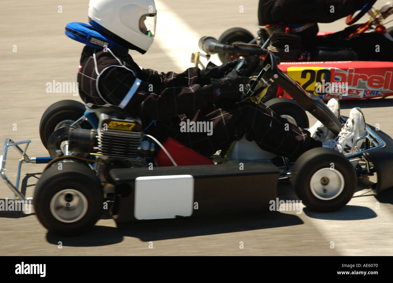 Boy go kart go karting racing hi-res stock photography and images - Alamy