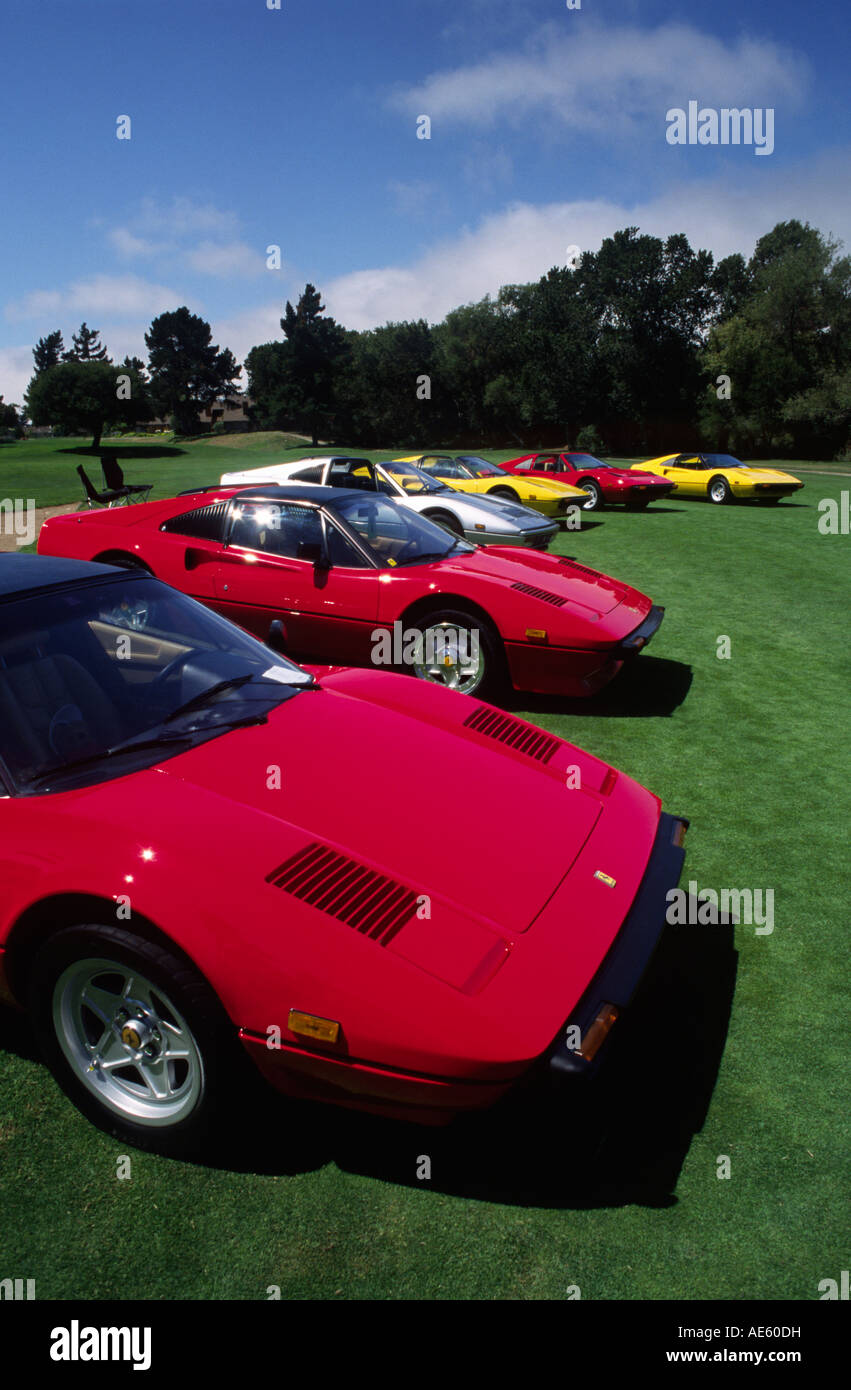 FERRARI SPORTS CARS CONCORSO ITALIANO Italian Concourse QUAIL LODGE ...