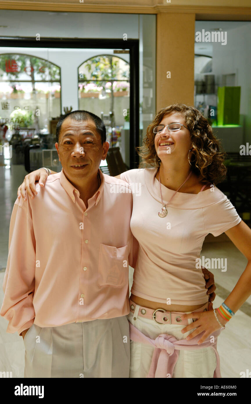 Chinese man, Mr Homo Cheng from Hong Kong, and caucasian teenager Eli ...